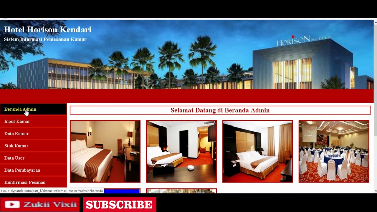 SISTEM INFORMASI PEMESANAN HOTEL BERBASIS WEB - YouTube
