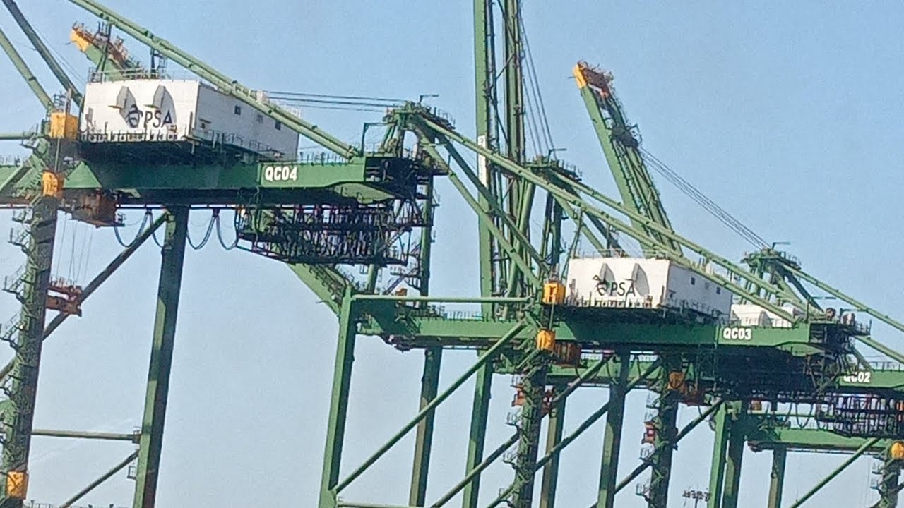 BMCT CONTINER PORT TARMINAL MUMBAI - YouTube