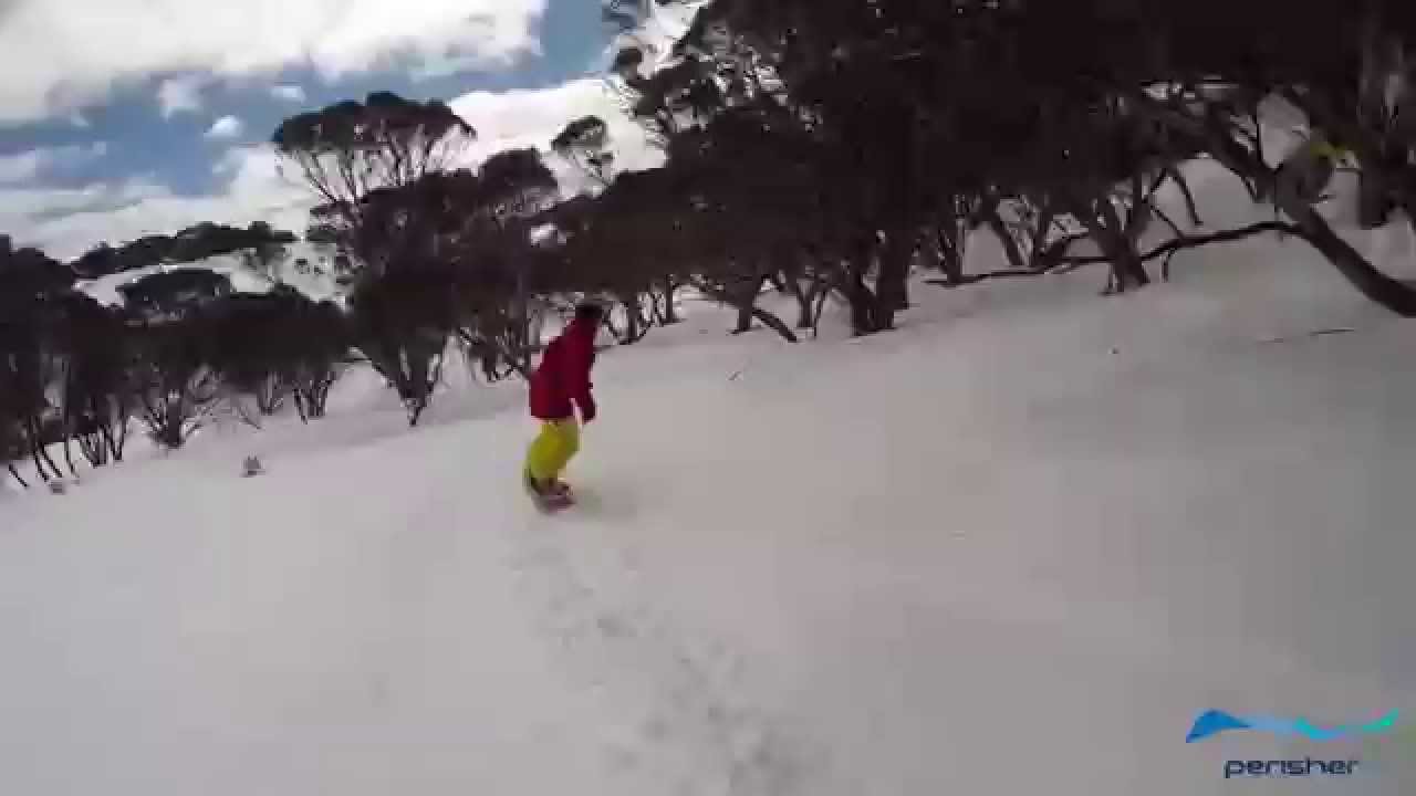 My Perisher GoPro Snowboarding Double Trouble - YouTube