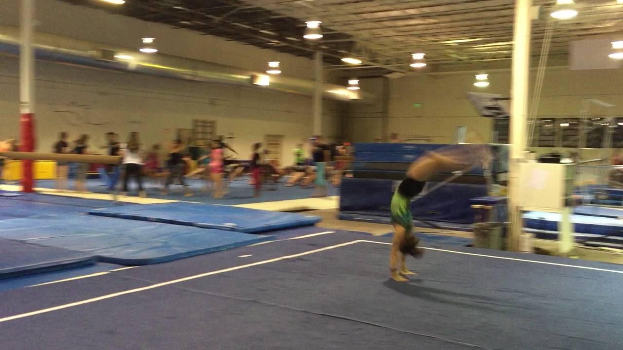 L10 Double Back Salto (June 30, 2016) - YouTube