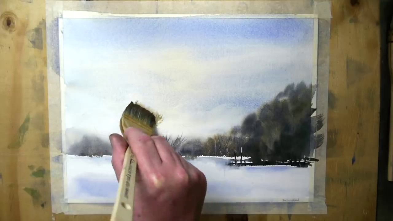 Ron Ranson Way in watercolour - YouTube