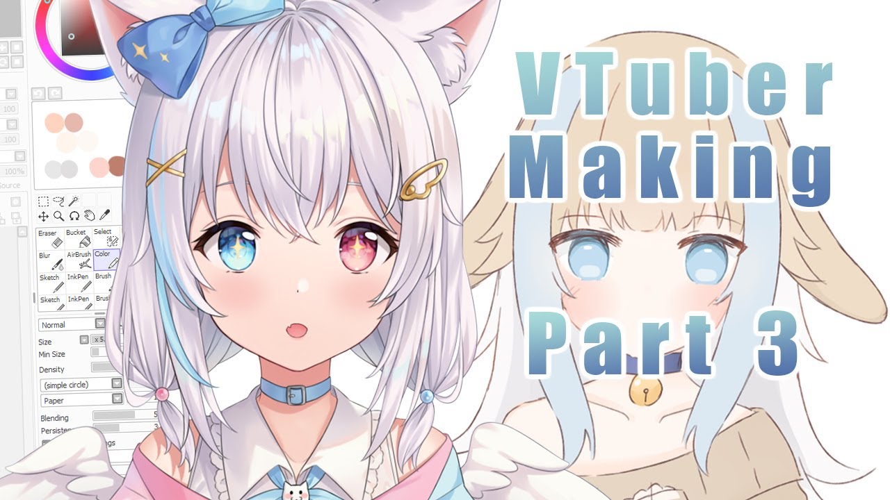 【Drawing】 VTuber Model Commission! Part 3 - YouTube