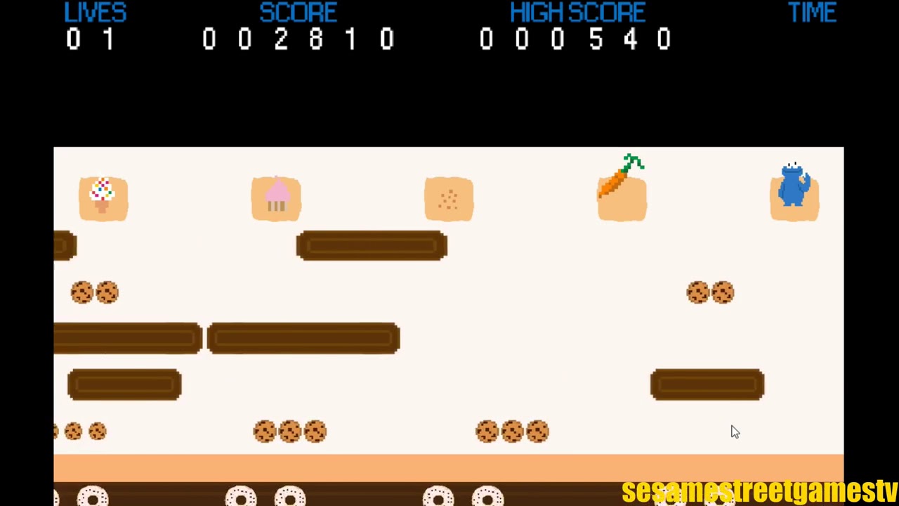 COOKIE MONSTER HOP Sesame Street FULL FAN GAME - YouTube