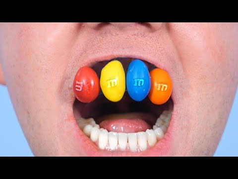 TEETH MADE OF M&M'S CANDY!