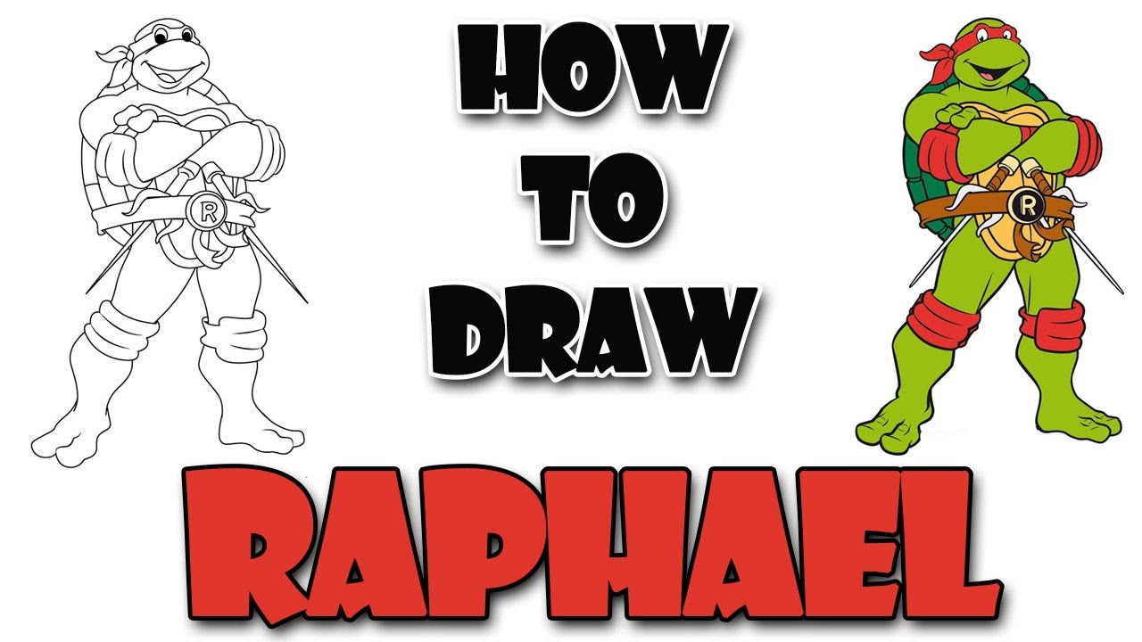 How To Draw Ninja Turtles Raphael Step By Step Drawing | D4Drawing ...
