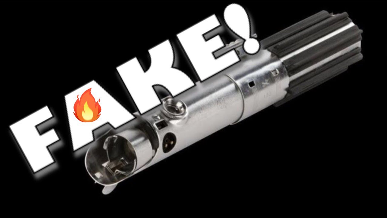 FAKE STAR WARS ANH LIGHTSABER PROP ALMOST FETCHES $200,000! - YouTube