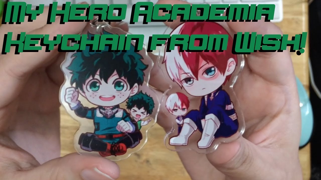 My Hero Academia Keychains From Wish 030 - YouTube
