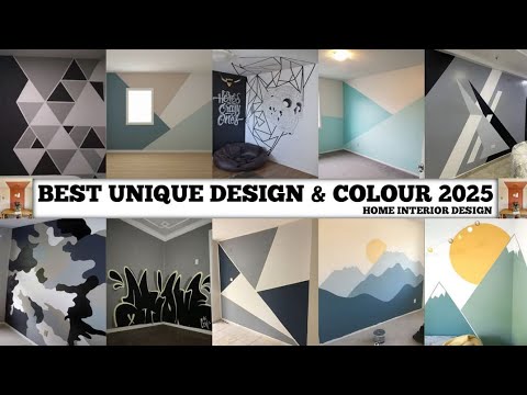 Best Unique Design & Colours Combination 2025 | Trending Wall Designs ...