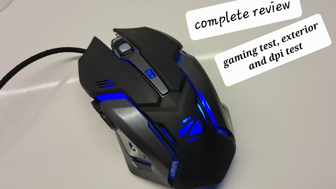 Review of the Zebronics Transformer-m gaming mouse. Complete test(dpi ...