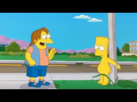 Nelson saying haha for 10 mins (simpsons movie)