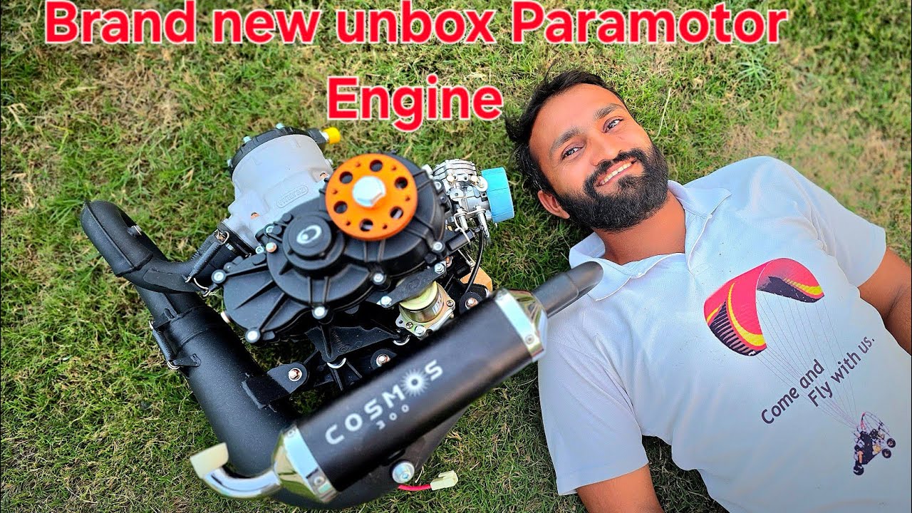 Cosmos 300 vitorazi unboxing brand new paramotor engine for tandem ...