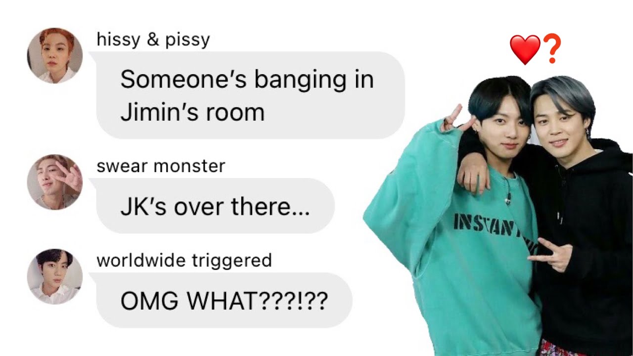 BTS TEXTS JiKook are cHeAtiNg...? - YouTube
