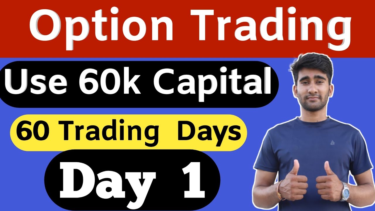 Using 60k capital for 60 Trading Days challenge (Day 1) - YouTube