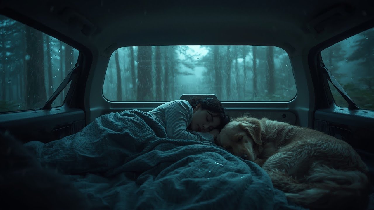 A Rainy Night in the Woods – Relaxing Sleep Music for Deep Rest and ...