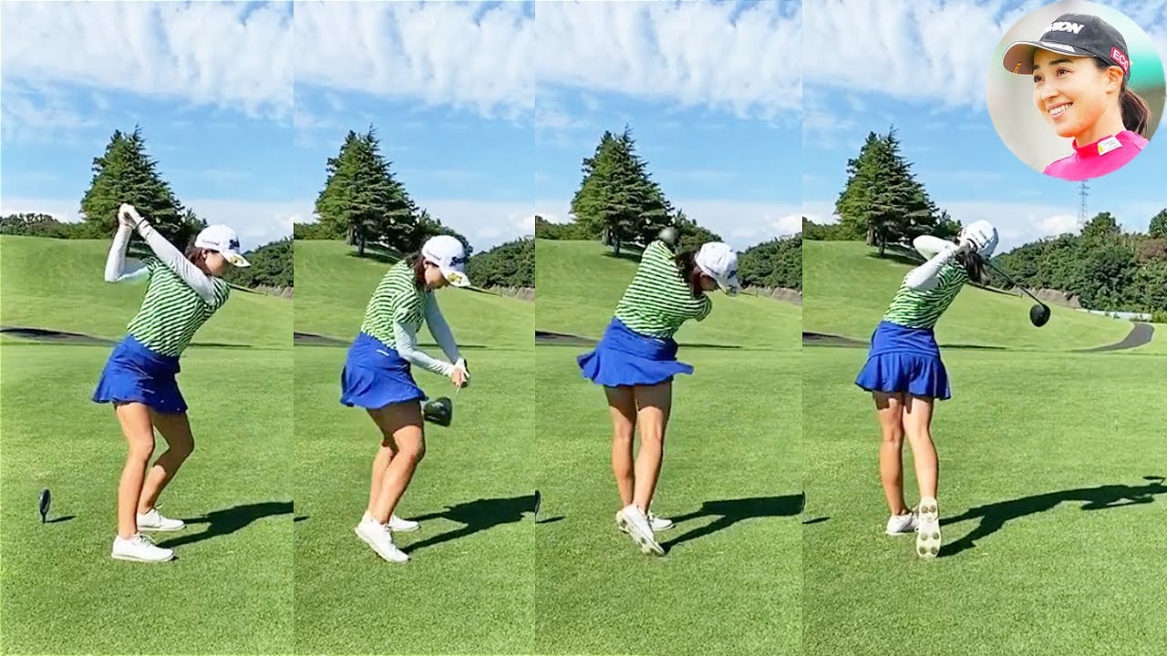 Risa Murata 村田理沙 プロゴルファー DRIVER SHOT SLOW MOTION !!! - YouTube