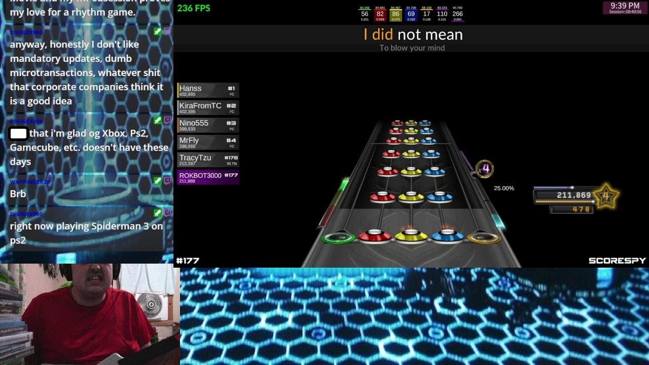 Trial #1 - Master Exploder, Clone Hero | Does Singing Affect Performance in Rhythm Games? - YouTube