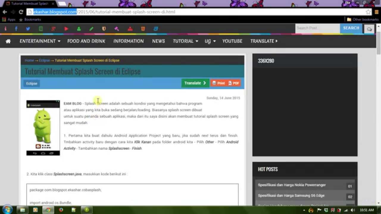 How to create Splashscreen in Eclipse - YouTube
