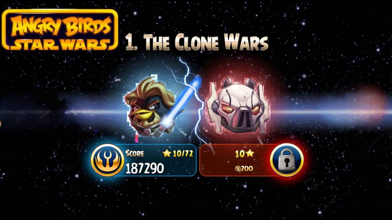 Angry Birds Star Wars III (3) v1.0.0 - The Clone Wars. - YouTube