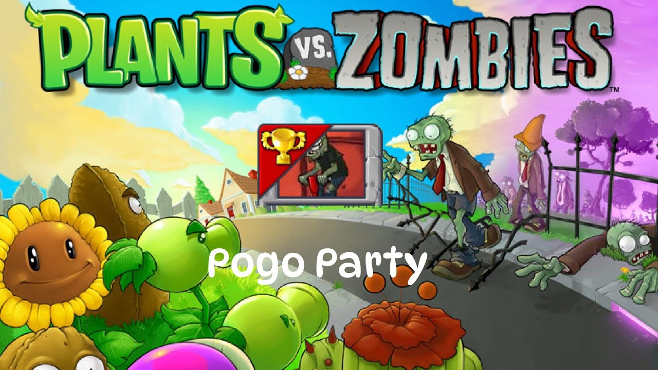 Plants Vs. Zombies: Mini-game 19 - Pogo Party - YouTube