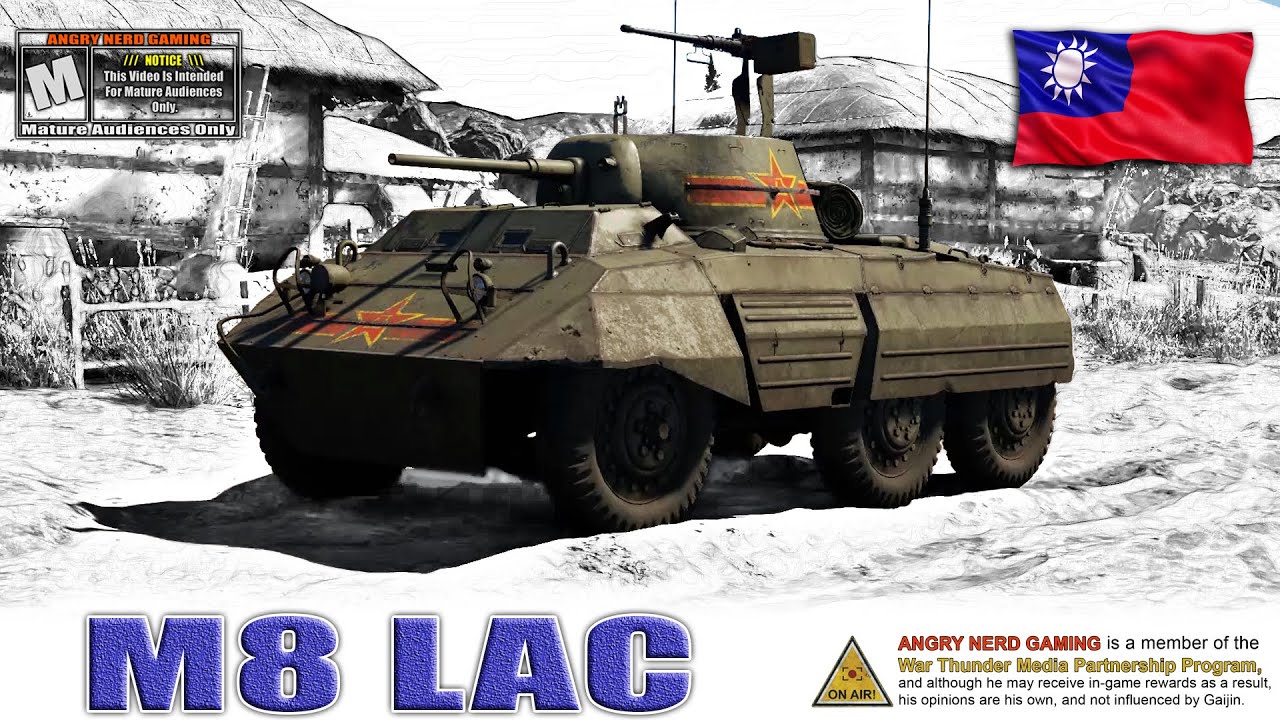 War Thunder: M8 LAC, Taiwanese , Tier-1, Armored Car / Light Tank - YouTube