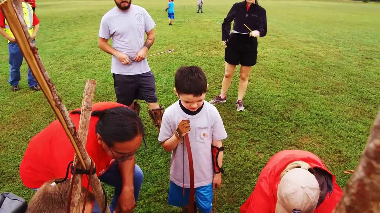 1st Annual Chickasaw Nation Cornstalk Shoot - YouTube