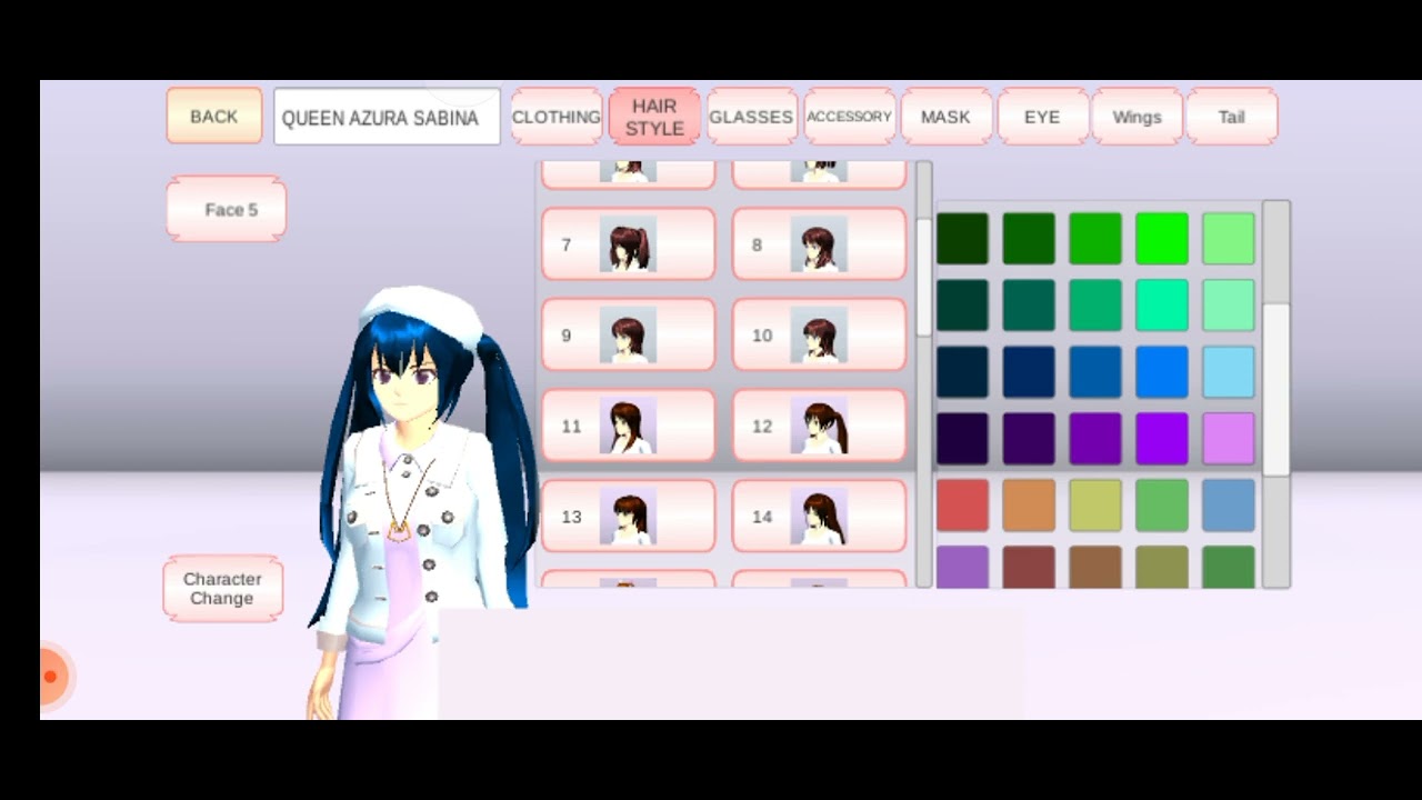 SAKURA SCHOOL SIMULATOR II 🍀 AZURA SABRINA MAU GANTI BAJU KIMONO 👘👘👘 ...