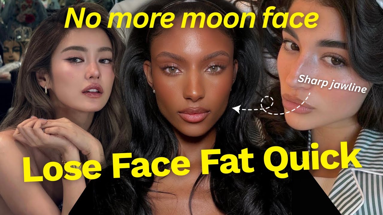 How to Actually Lose Your Face Fat Fast Naturally - YouTube