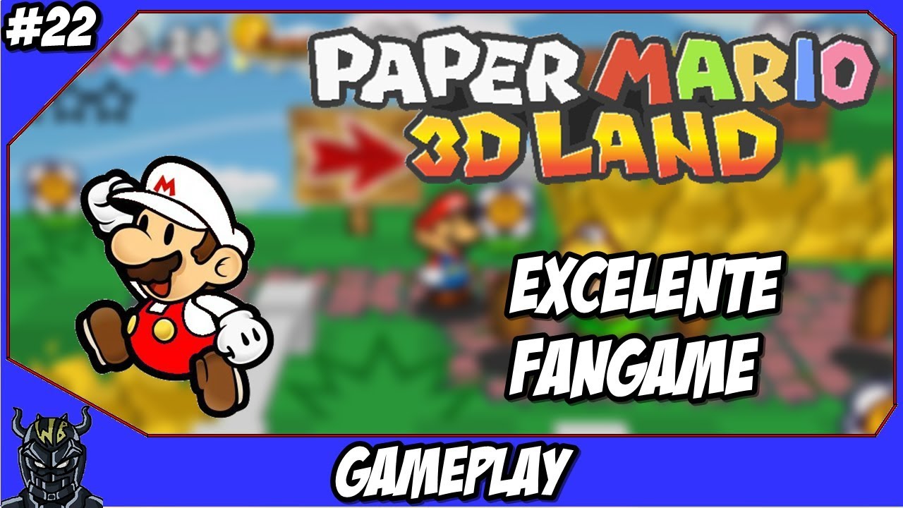 Gameplay Paper Mario 3d Land - (PC) - Fangame - YouTube