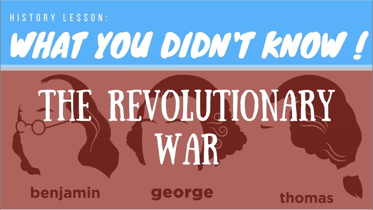 History Lesson: What You Didn't Know. Revolutionary War Lecture with ...