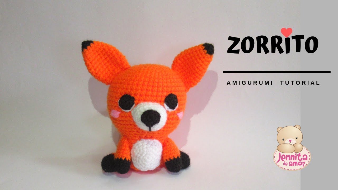Tutorial Amigurumi Zorro Free Fox Crochet Pattern DIY Fluffies