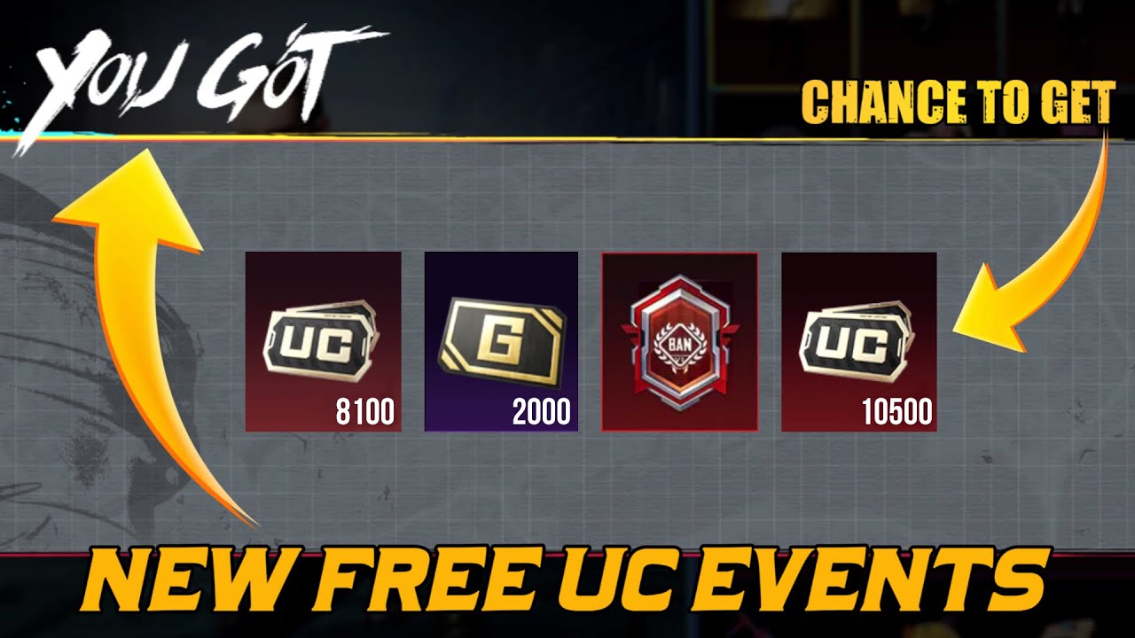 Get Free Uc Everyone | 8100 Uc 800 Uc 600 uc Free Uc | Free Uc Event ...