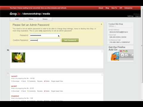 Drop.io How-To - YouTube