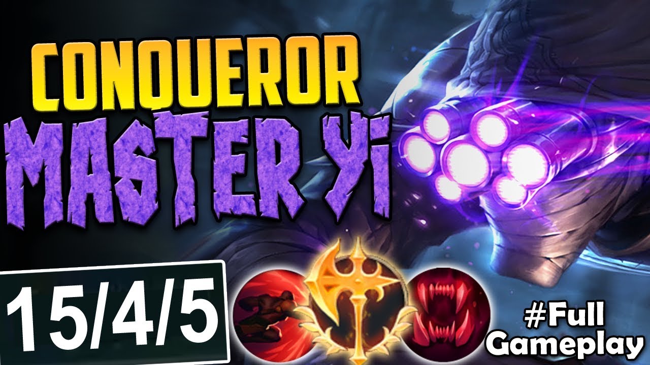 TOP LANE CONQUEROR MASTER YI | STRONGER THAN EXPECTED | YI vs ...