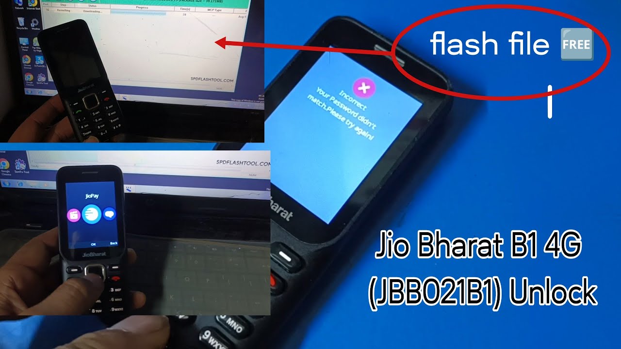 Jio Bharat B1 4G (JBB021B1) Unlock 🔓 Password only 2minute very easy ...