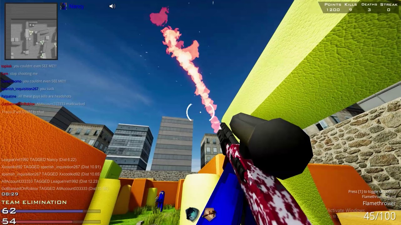Paintball v1.04 - FLAMETHROWER - YouTube