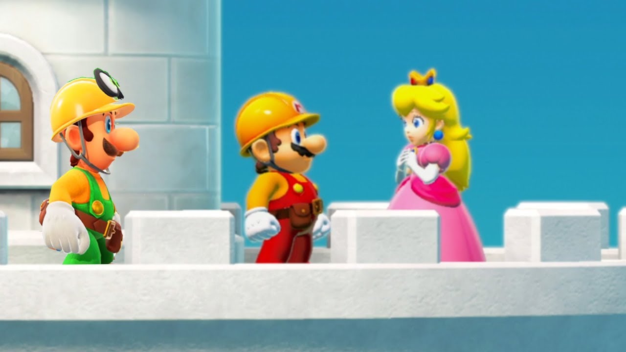 Super Mario Maker 2 - Storymode full Walkthrough #14 - YouTube