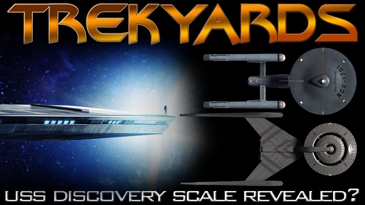 USS Discovery Scale Revealed? - Trekyards Analysis - YouTube