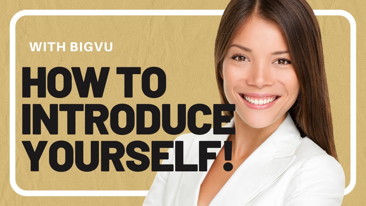 How to introduce yourself like a pro for your business videos - YouTube