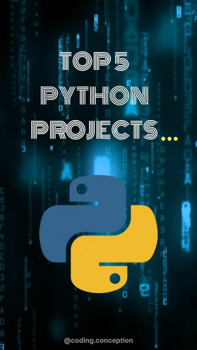 Top 5 Python Projects| #shorts #python #coding #programming #projects #viral #top5 #trending # ...