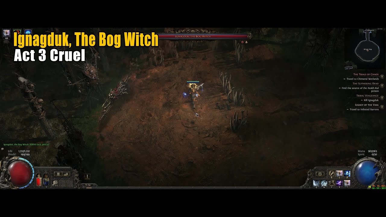 POE 2 | Ignagduk The Bog Witch Act 3 Cruel - PathofExile 2 - YouTube