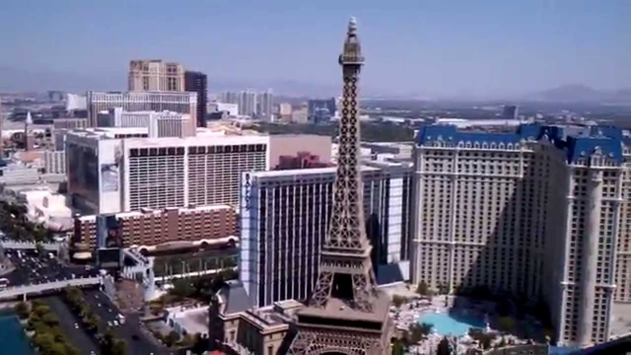 Las Vegas View From 61st Floor Cosmopolitan Stabilized - YouTube