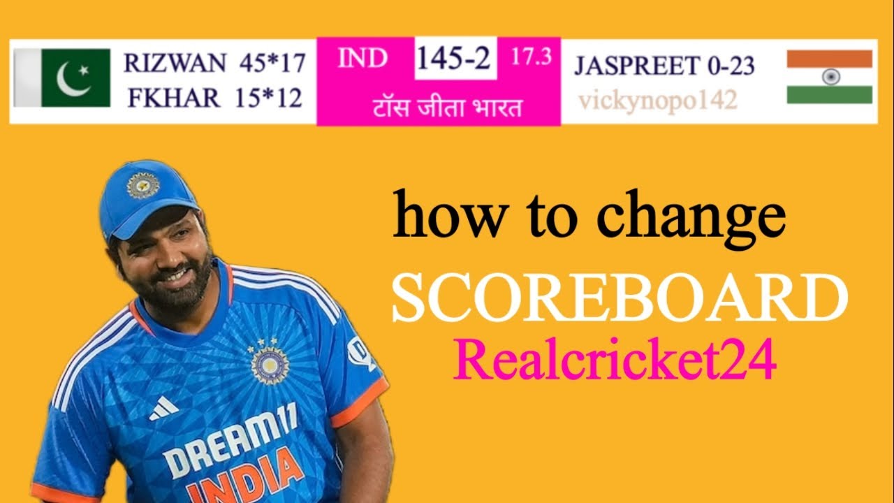 how to change scorecard in rc24 | real cricket 24 overall | baltistani ...