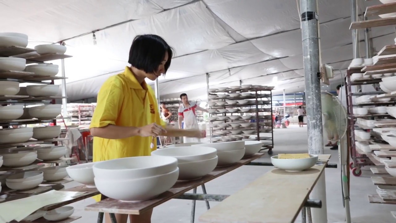 Hosen Two Eight Ceramics - How to Make Crockery Porcelain Dinner ...