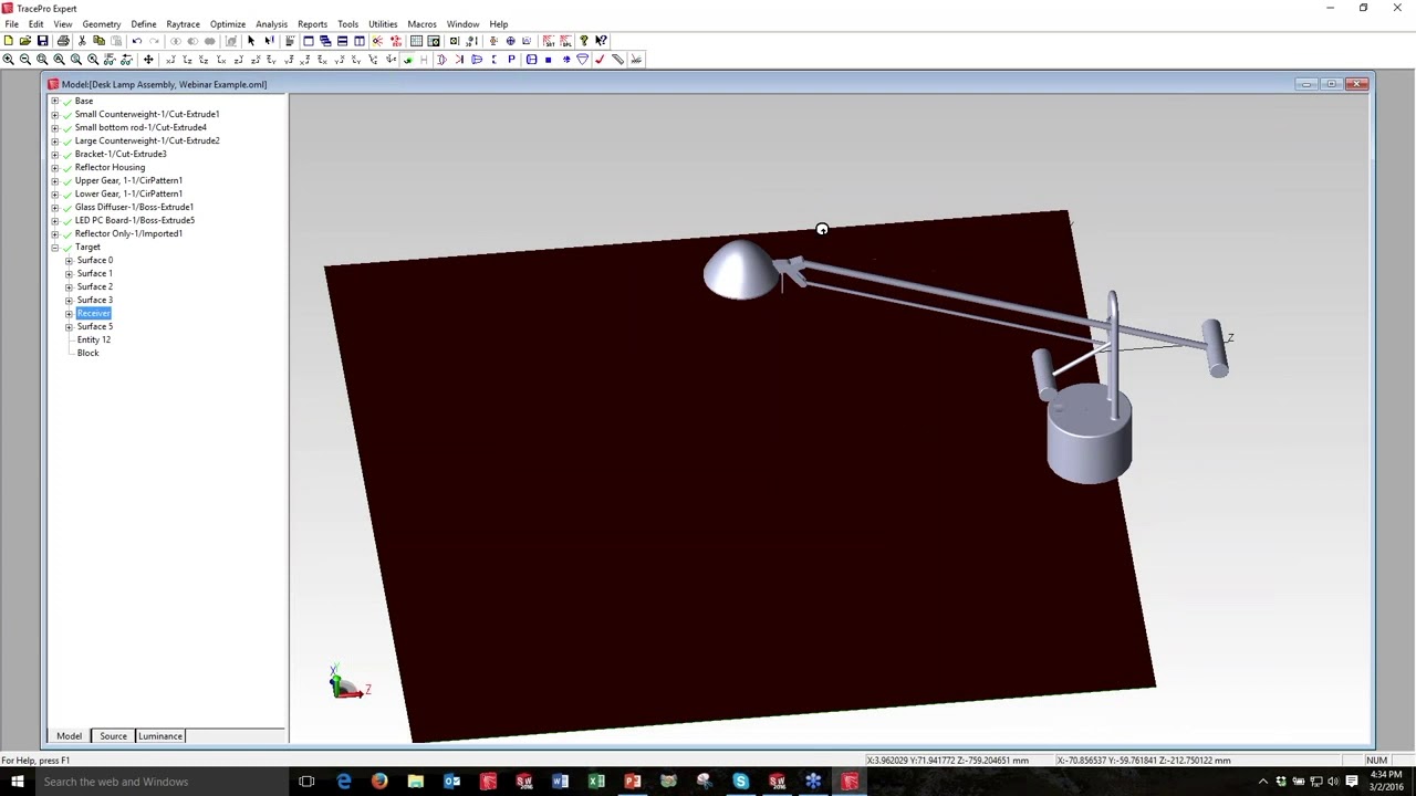 TracePro Tip 3D Irradiance Plot - YouTube