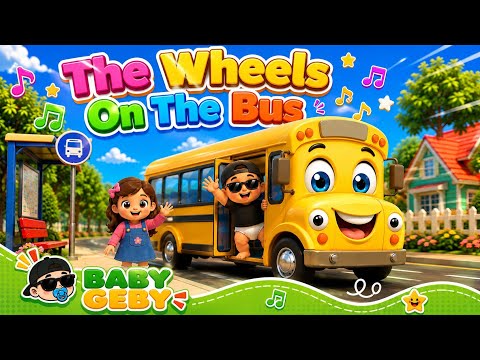 Wheels On The Bus | Baby Geby | Nursery Rhymes & Kids Song