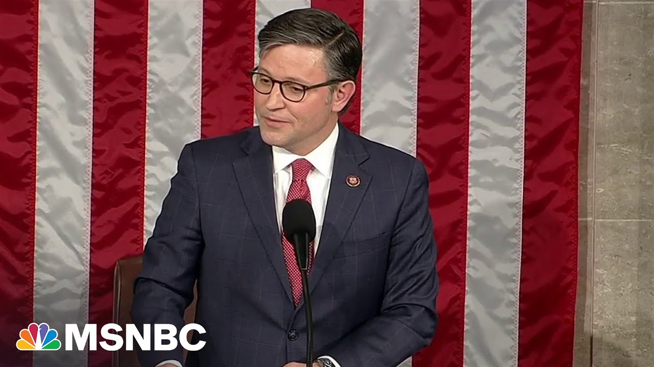Full remarks: Mike Johnson speaks after being elected House speaker ...