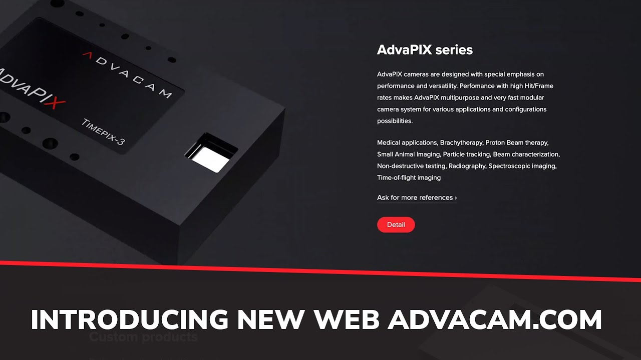 Advacam has a new look online - YouTube