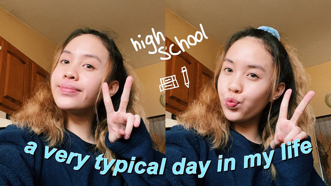 a typical day vlog (high school senior) - YouTube