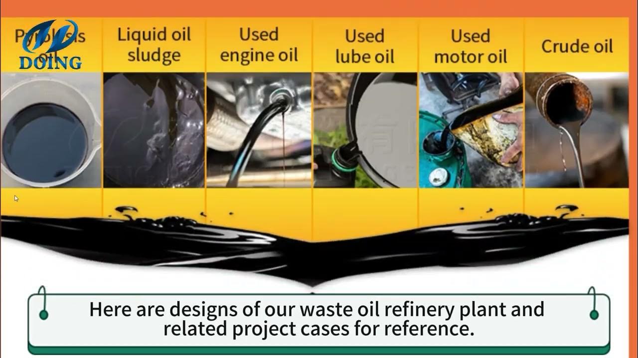 How to dispose of waste oil waste oil in an environmental and effective method? #distillation ...