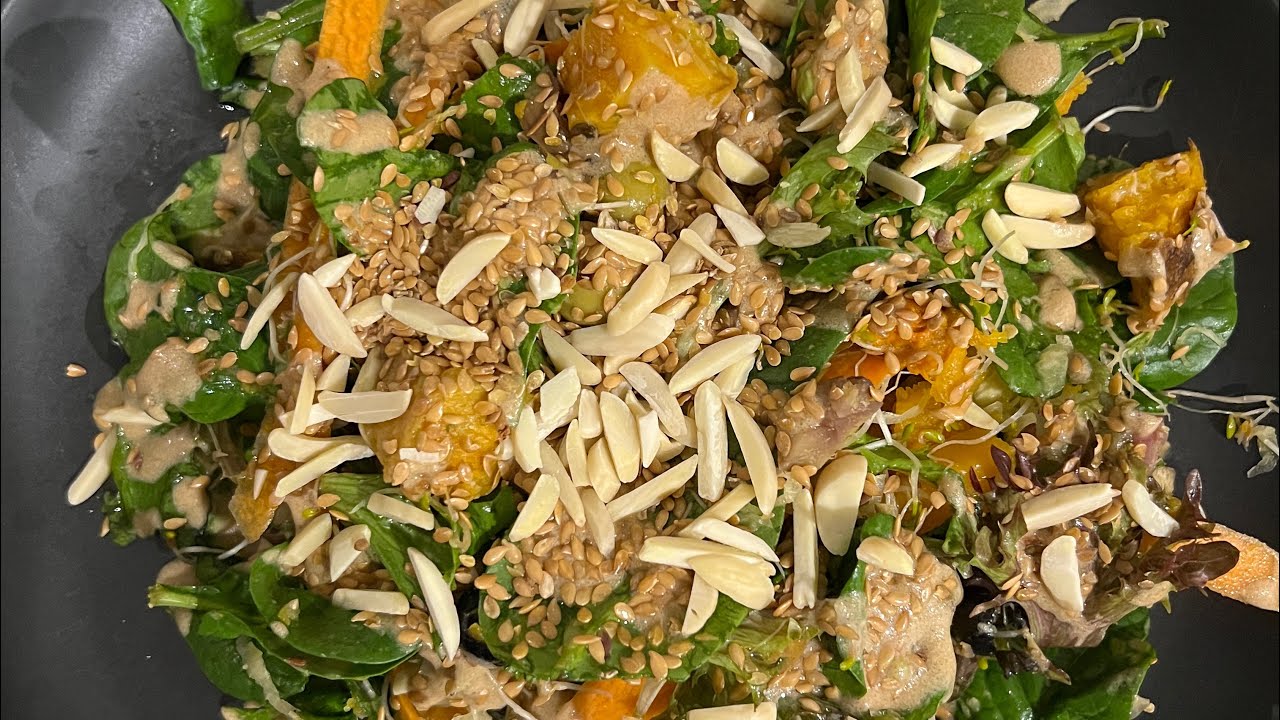 A full meal filling dinner salad. - YouTube